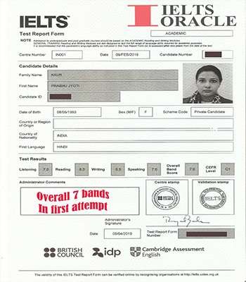 Best IELTS Coaching institute in Mohali- IELTS ORACLE