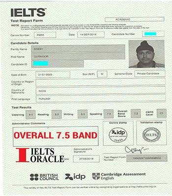 Best IELTS Coaching institute in Mohali- IELTS ORACLE