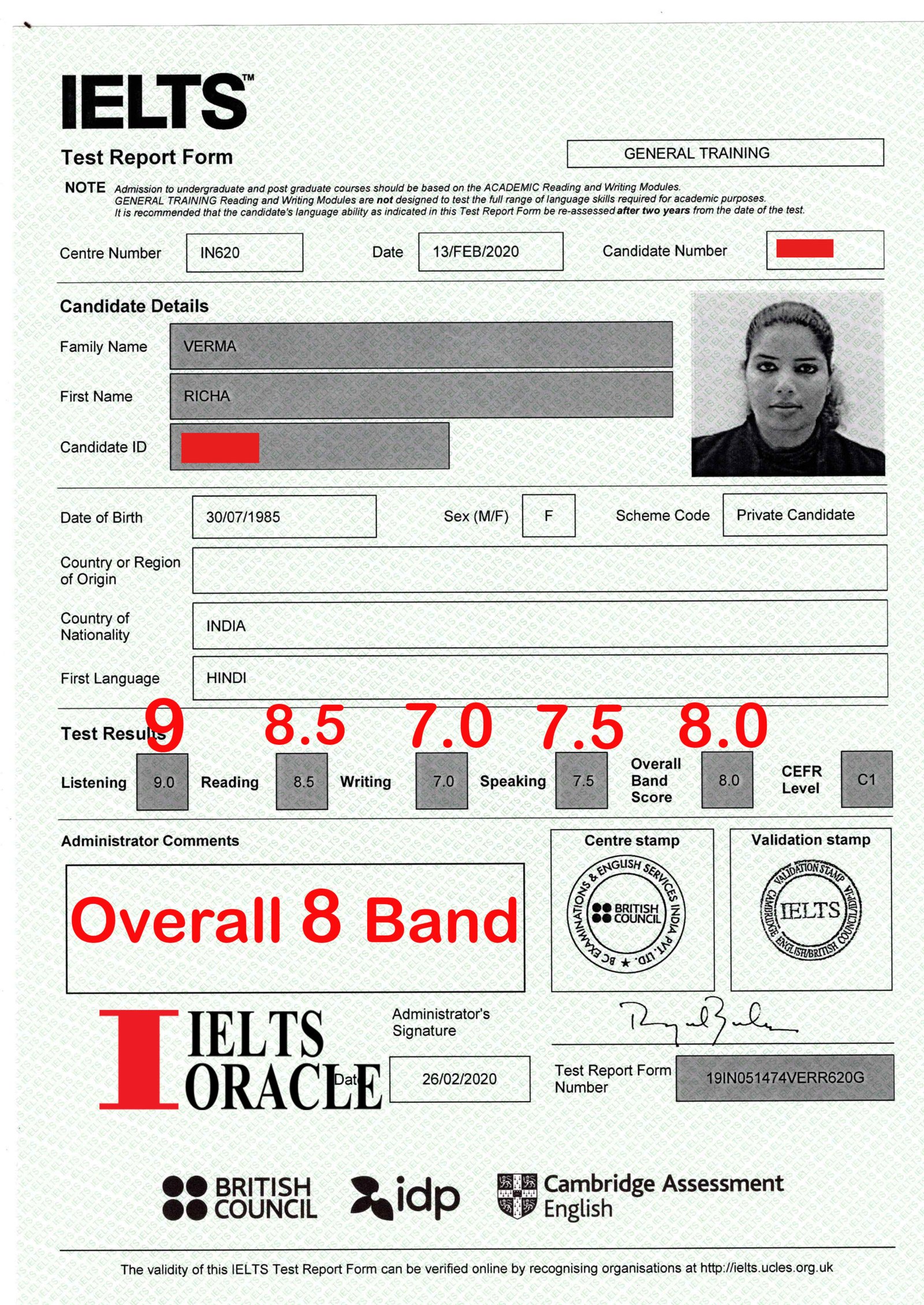 Best IELTS Coaching institute in Mohali- IELTS ORACLE