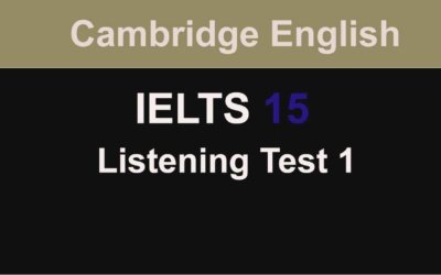 IELTS Cambridge 15 Listening test 1 | BankSide Recruitment agency IELTS ...